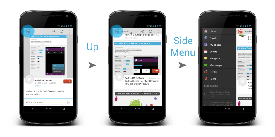 Side Navigation UI Pattern in Android, Part 2 – #androiduiux