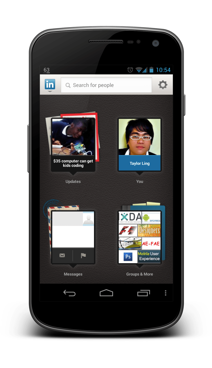 LinkedIn Redesigned – #androiduiux